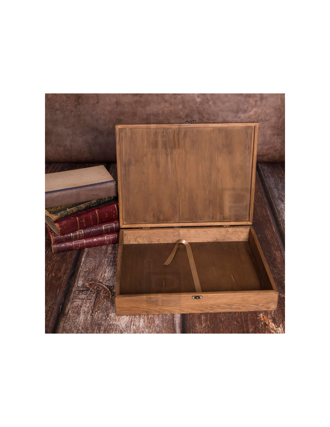 Cajas de madera para fotógrafos, cajas de madera para fotos y álbum.